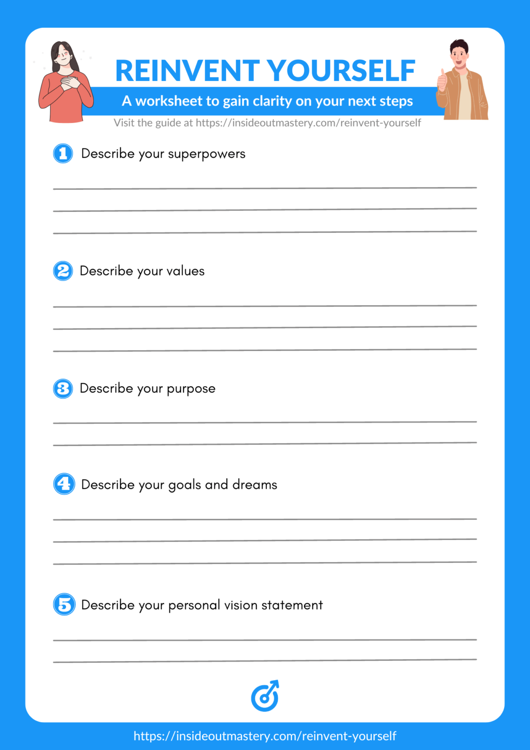 4 Powerful Steps to Reinvent Yourself in Life [+Worksheet]